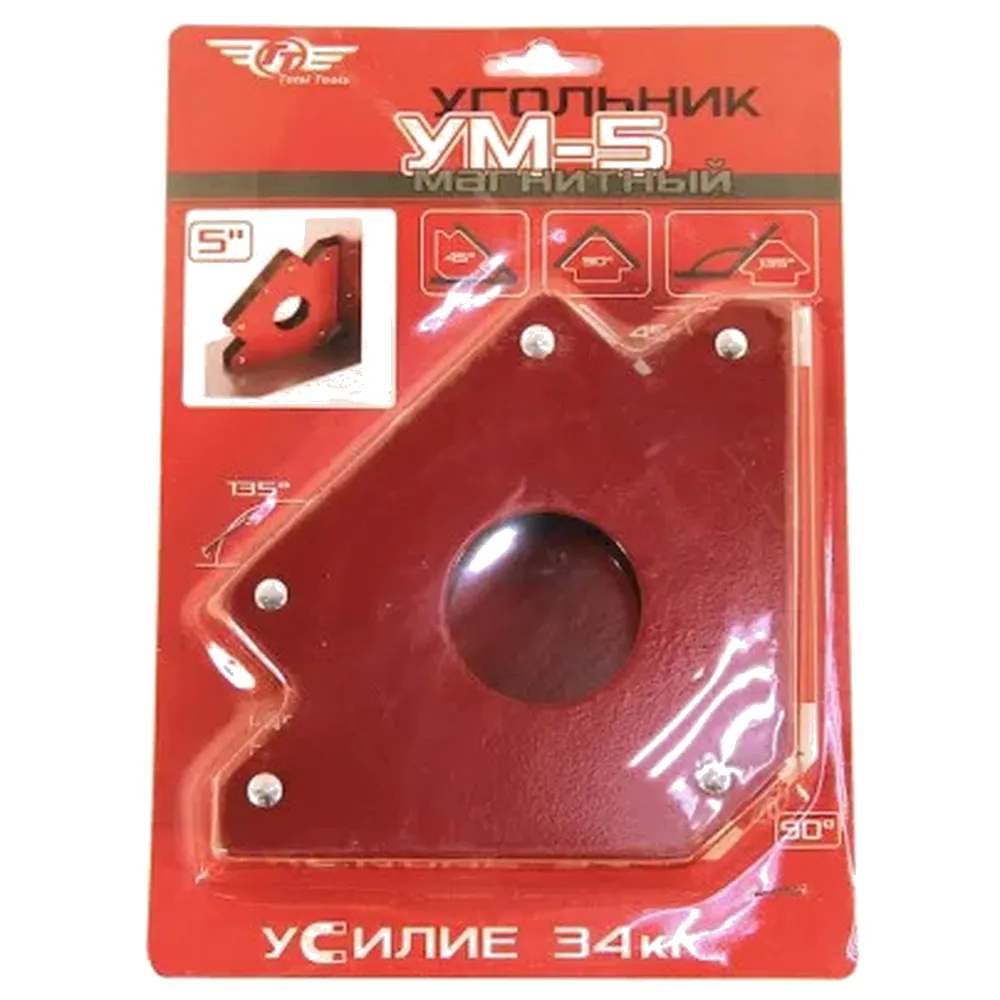 Угольник TOTALTOOLS магнитный фиксирующий УМ-5