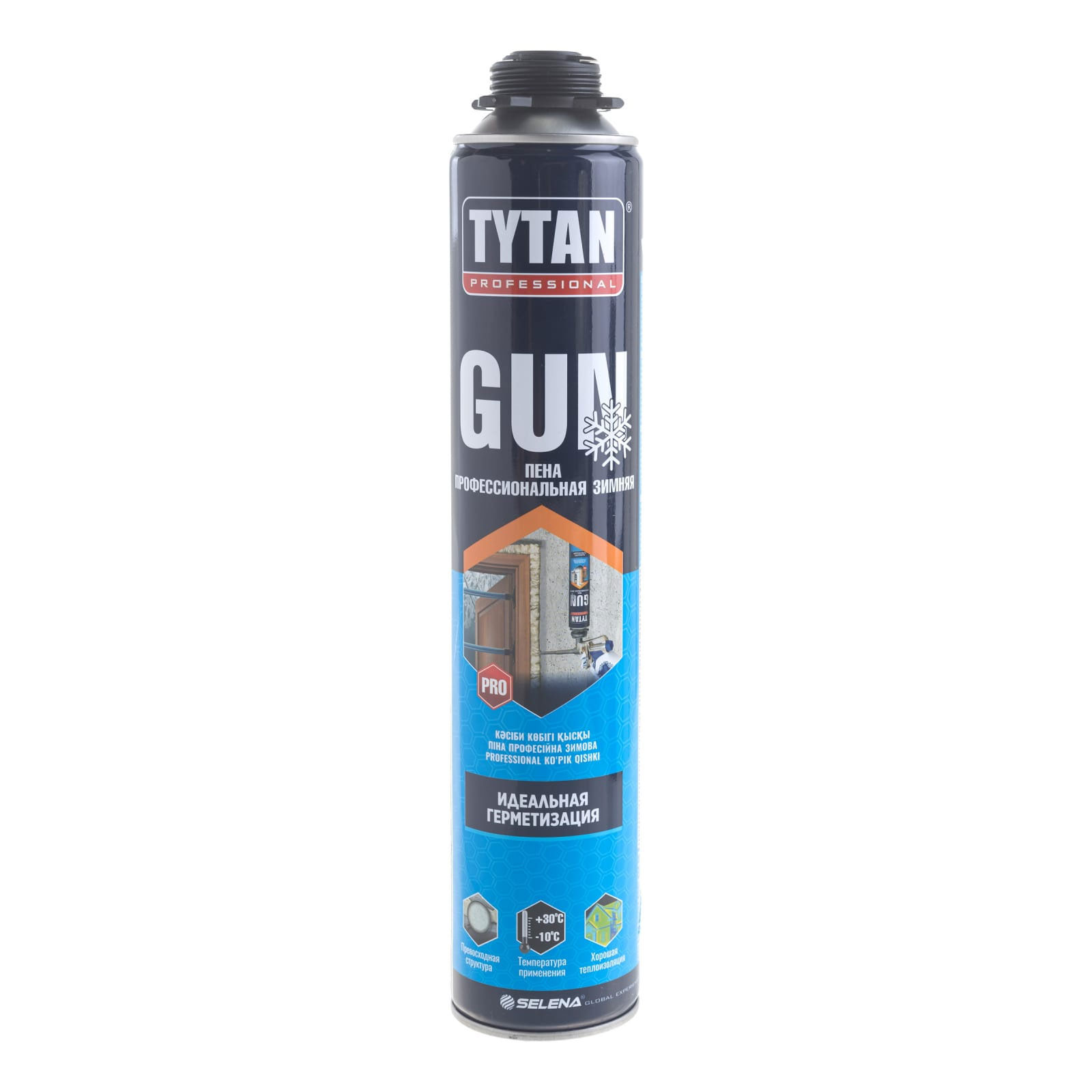 Пена монтажная профессиональная TYTAN PROFESSIONAL GUN O2 зимняя 750мл ...