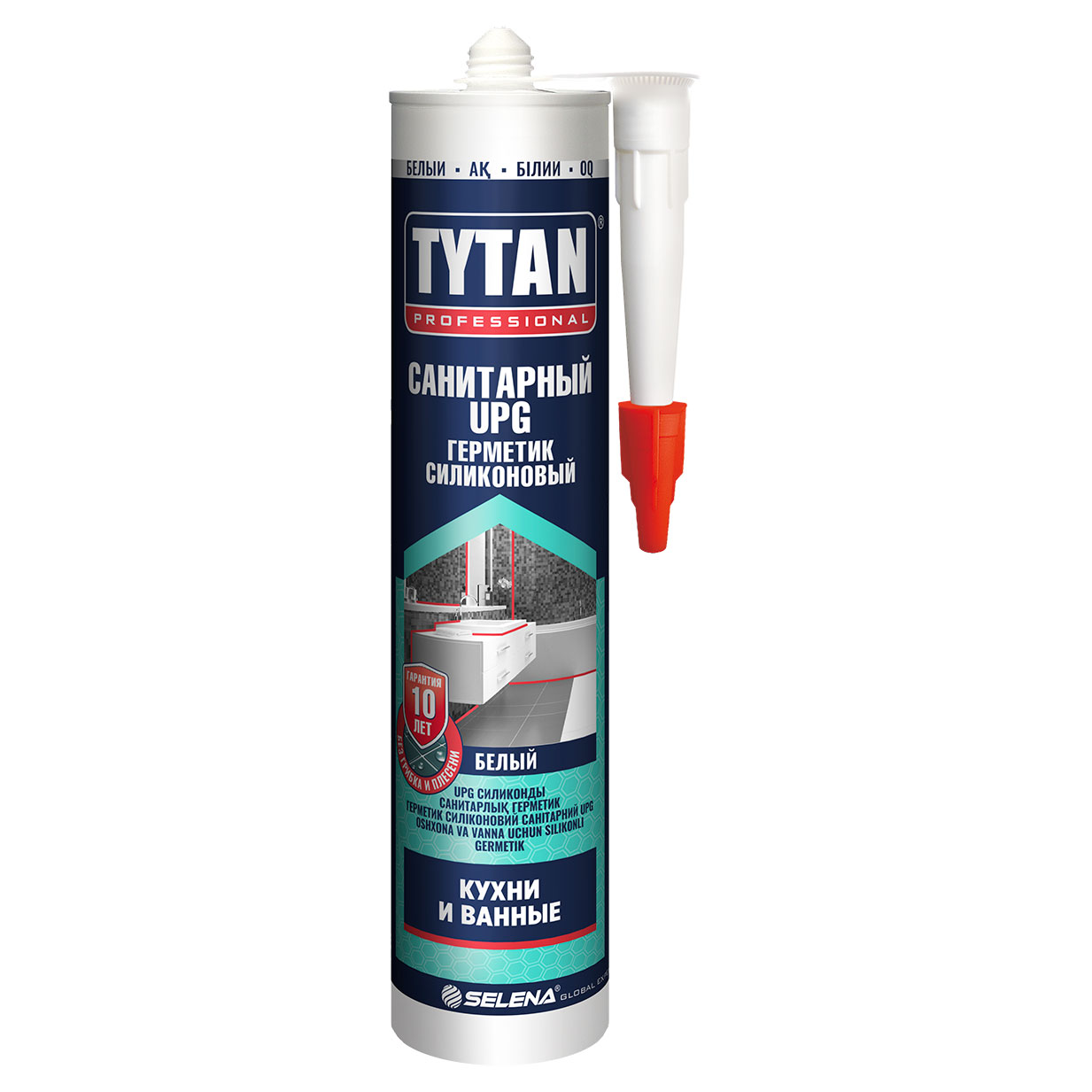 Герметик силиконовый санитарный TYTAN PROFESSIONAL UPG белый 280мл ...