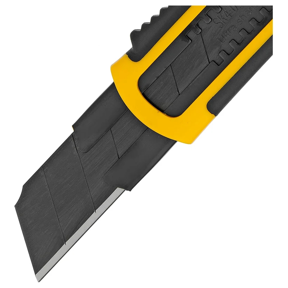 Нож с выдвижным лезвием DENZEL 25мм 78908